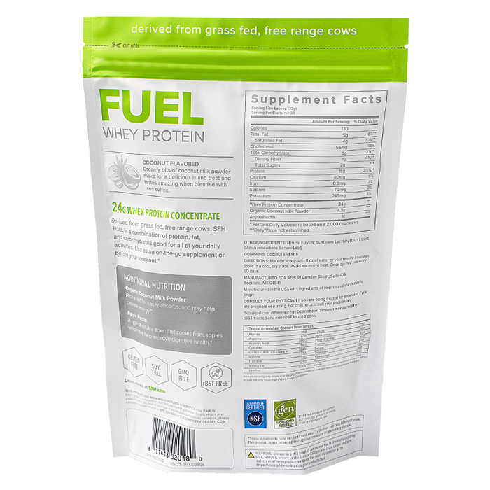 SFH Fuel Whey Protein | MCTs + Fiber + Protein