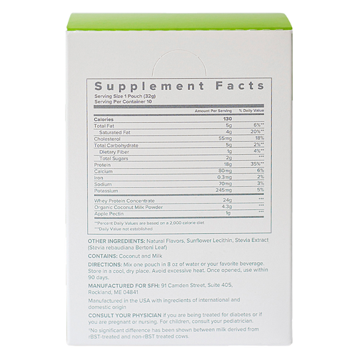 SFH Fuel Whey Protein | MCTs + Fiber + Protein