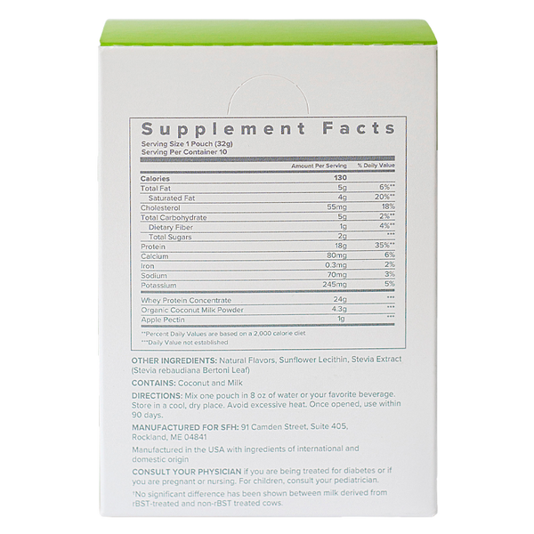 SFH Fuel Whey Protein | MCTs + Fiber + Protein