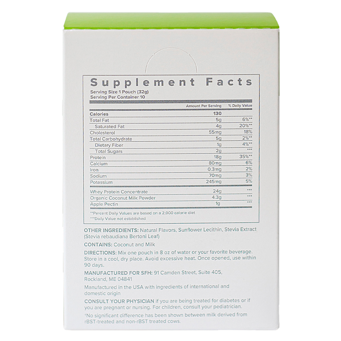 SFH Fuel Whey Protein | MCTs + Fiber + Protein