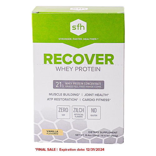 SFH RECOVER Whey Protein | Expanding the Science of Recovery Beyond Protein